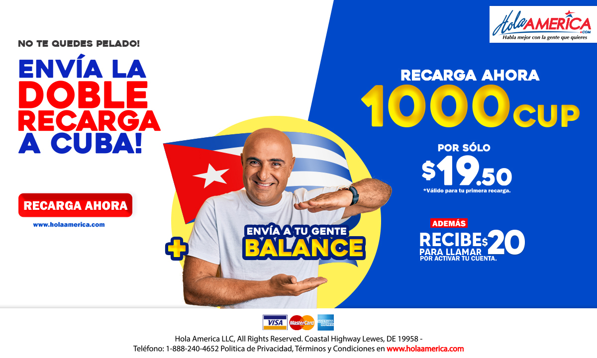 Promoción Microrecarga Cuba Cubacel Octubre 2022